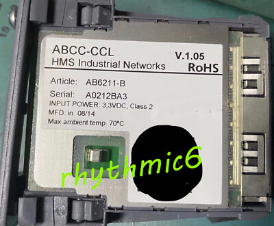 Brand new HMS ABCC-CCL AB6211-B CC-Link bus module Anybus Fast FedEx or ...