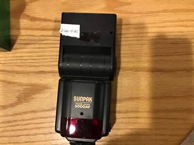 Sunpak Power Zoom 5000AF flash for Canon | eBay