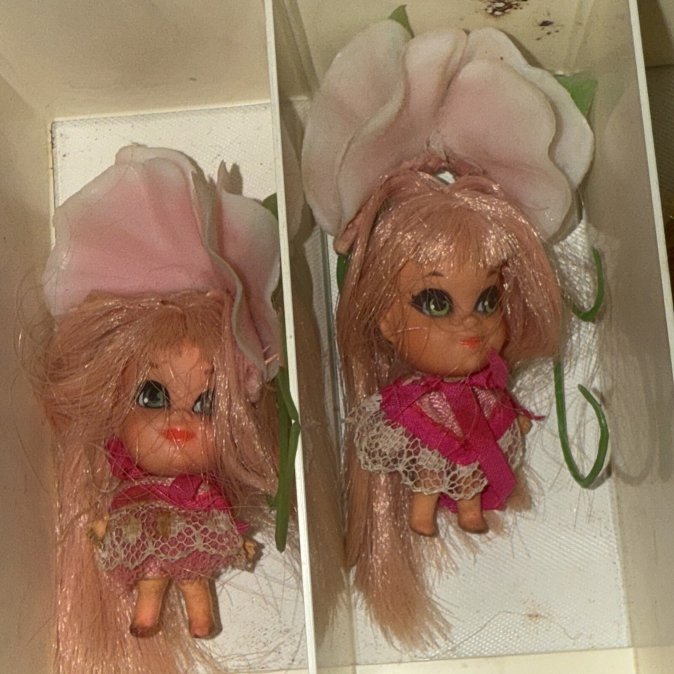 Liddle Kiddle Dolls Lot Vintage 1960s With Case And Dolly Darling? Free ...
