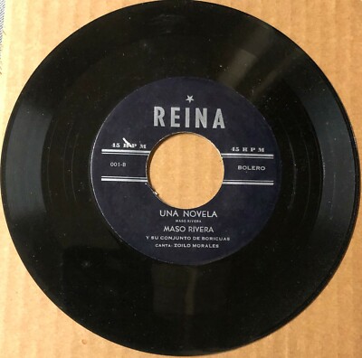 MASO RIVERA Y SU CONJUNTO DE BORICUAS LATIN 45 Una Novela / Tribuna Del ...
