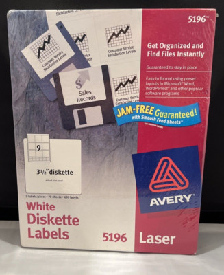 CD, DVD & Disk Labels - Diskette Labels
