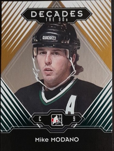 2013 - 2014 ITG Mike Modano Decades The 90's Gold /30 #107 Hockey Card ...
