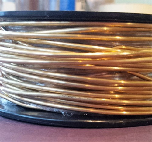 Adornville® Brass ROUND Wire Gauge12-28g Nu-Gold Merlins Gold USA Dead ...