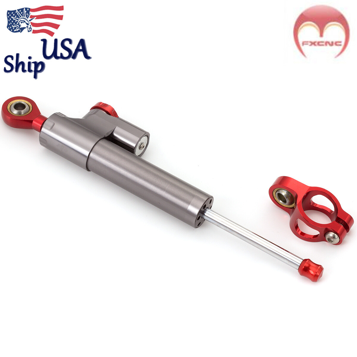 FXCNC Steering Damper Stabilizer For Suzuki GSXR600 750 2006-2008 2009 ...