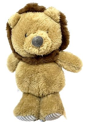 HTF Carters Just One You Plush Stuffed Brown Lion Rattle Soft Lovey ...