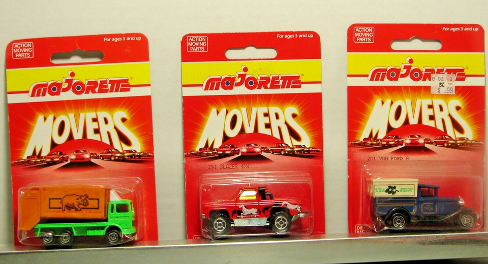 VINTAGE MAJORETTE DIECAST VEHICLES 7 pc Lot NEW OLD STOCK MIB (L7) | eBay