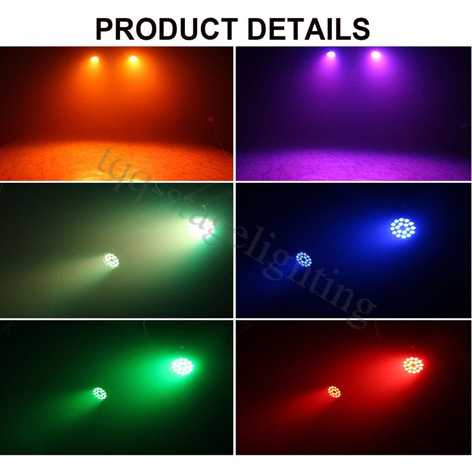 10X 270W IP67 Waterproof LED Par Light RGBWA+UV Outdoor Stage Lights DJ ...