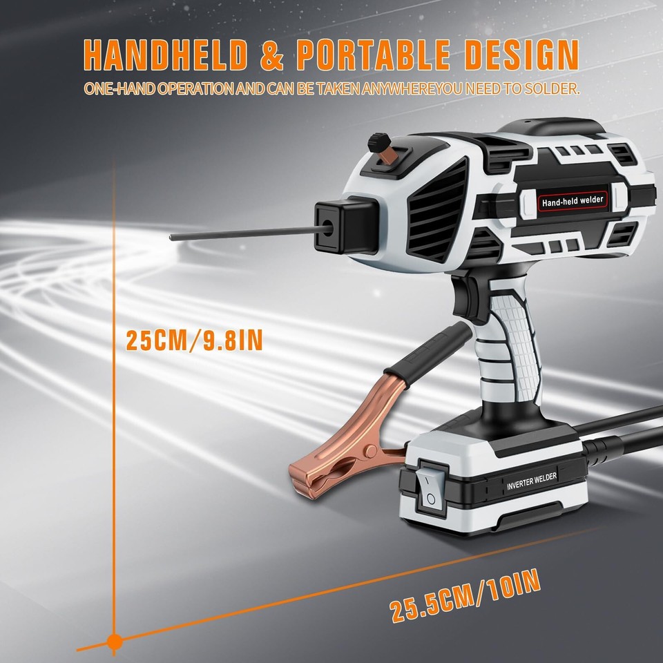 Welding Machine Handheld 110V 120Amp Portable ARC Welder Gun Hand Held ...