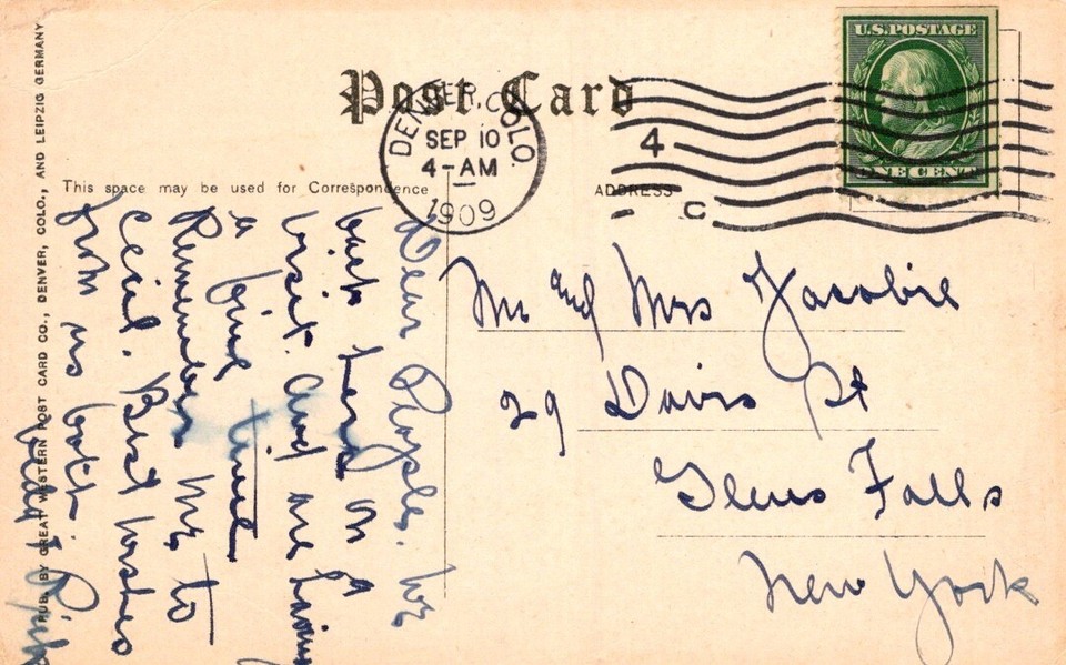 Cripple Creek CO-Colorado Short Line St Peters Dome Train c1909 Vintage ...