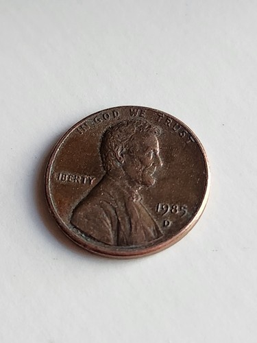 1985-D MS Red Brown USA Lincoln Penny with Double-Die & Rim Errors | eBay
