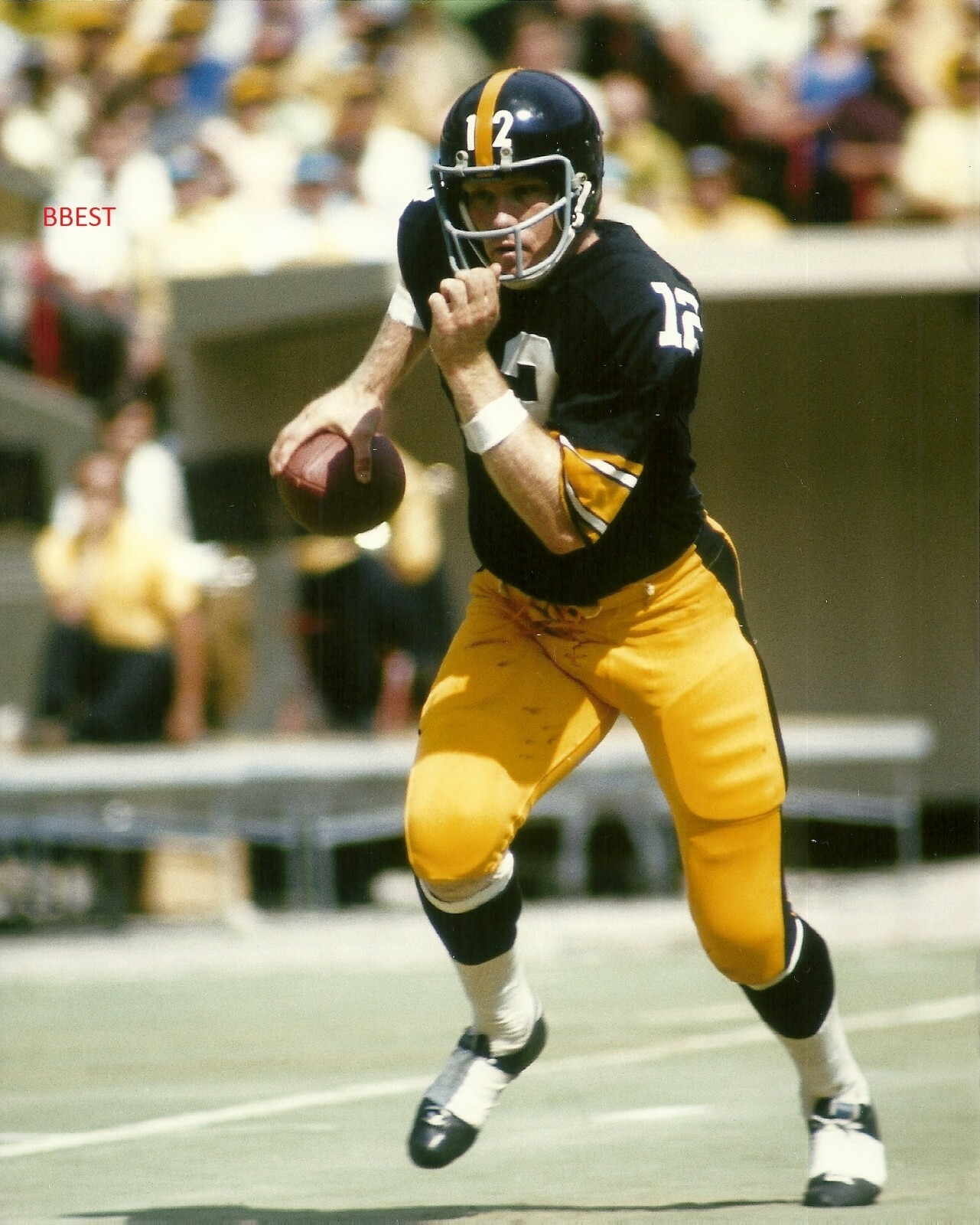 TERRY BRADSHAW COLOR 8X10 ROOKIE SEASON AT THREE RIVERS STADIUM | eBay