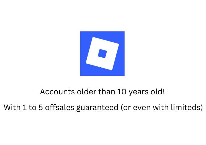 OLD ROBLOX Account that has OFFSALES or LIMITEDS! (1-5 Guaranteed ...