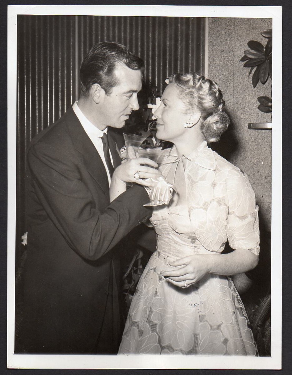 Ator John Payne 1953 Press Photo Actor John Payne & Fiancee Sandra