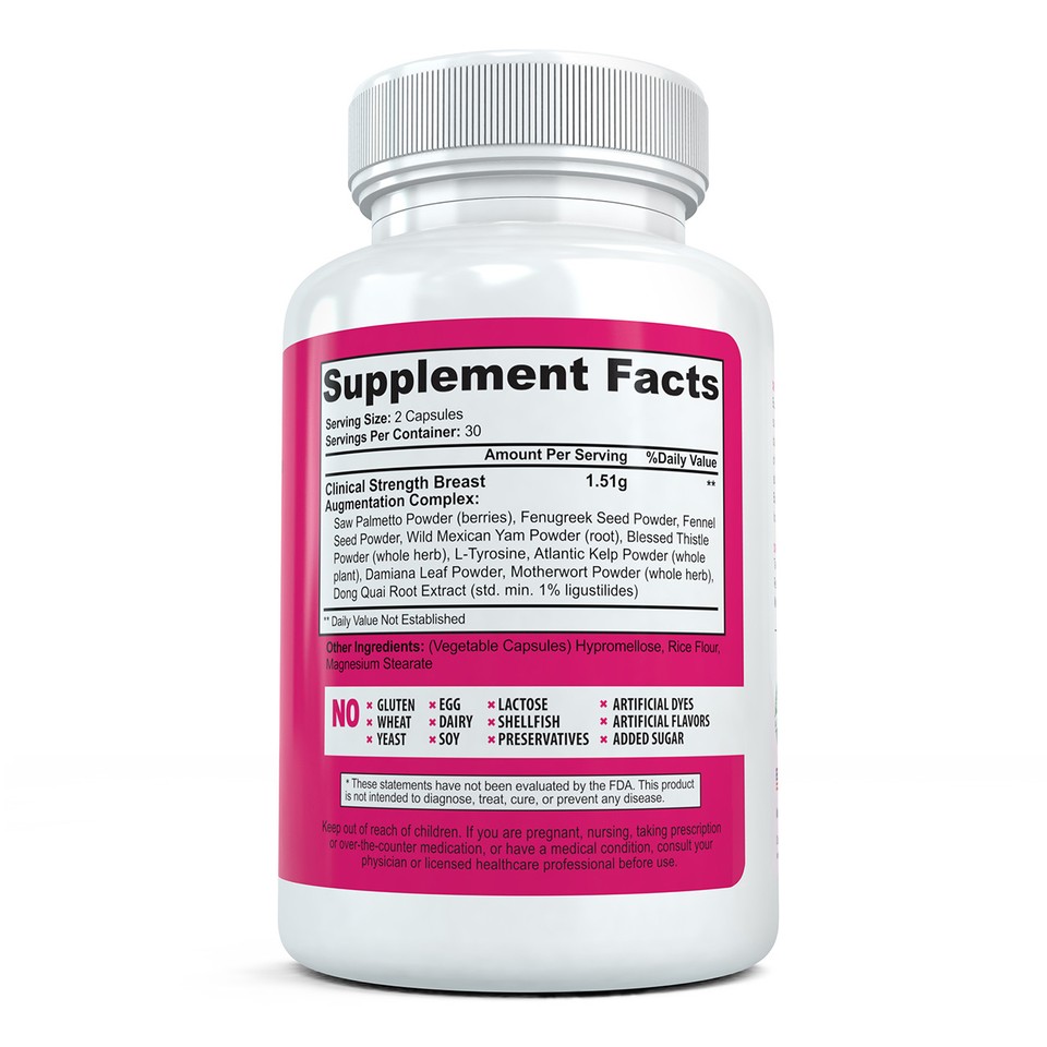 BustMaxx Classic: STRONGEST Breast Enhancement Bigger Bust Supplement ...