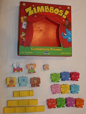 Zimbbos Elephantastic Pyramids Game Blue Orange Games Elephant Complete ...