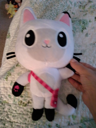 Gabby’s Dollhouse Pandy Paws Cat 13" Plush Talking Light Up | eBay