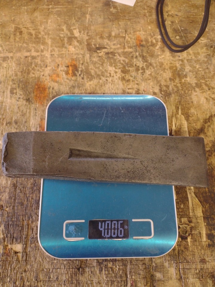 Vtg. Warren-Teed Steel Wood Splitting Wedge 4 lb Logging Tool Firewood ...