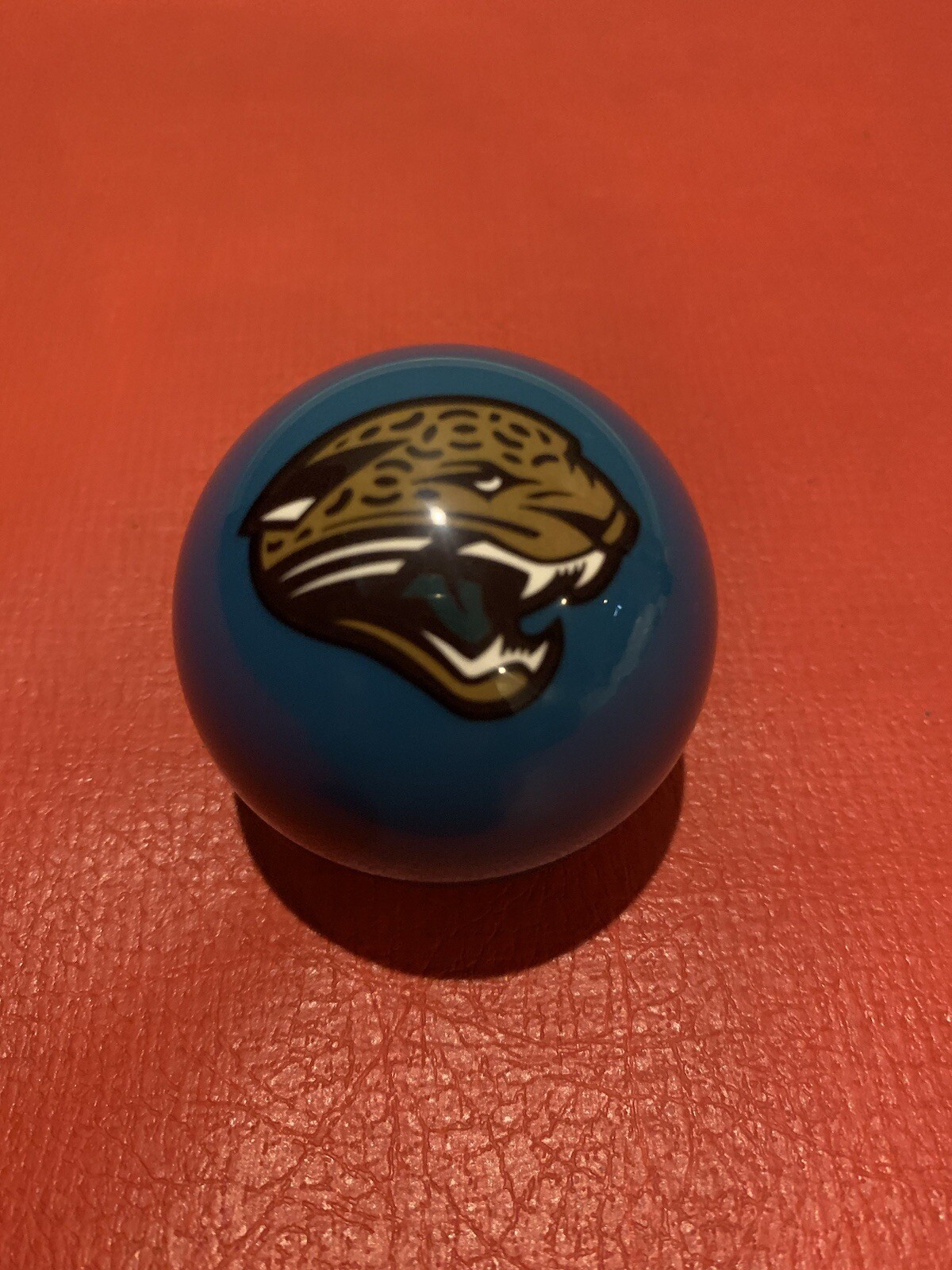 Licensed NFL Jacksonville Jaguars Blue Billiard Pool Cue Ball FREE ...
