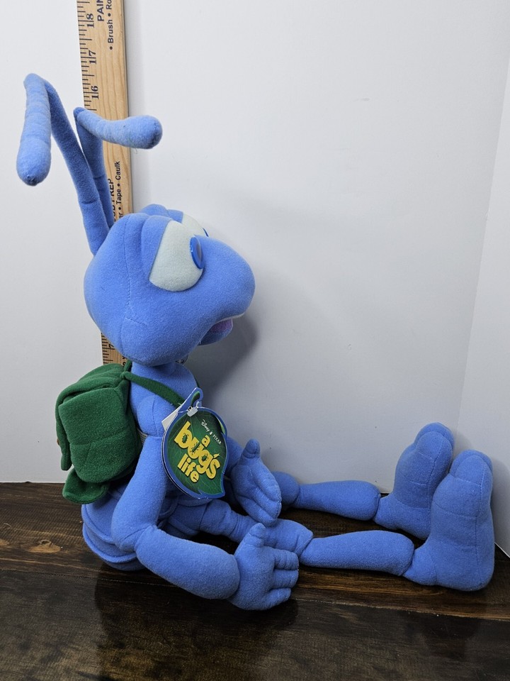 Disney Pixar A Bug's Life Talking Flik Ant Doll Backpack 22” Alarm ...