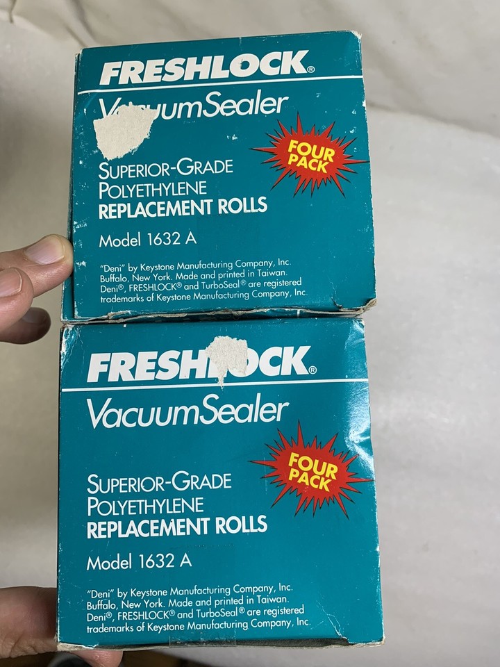 Deni Freshlock Vacuum Sealer Replacement 7 Rolls 11" x 33' Complete ...
