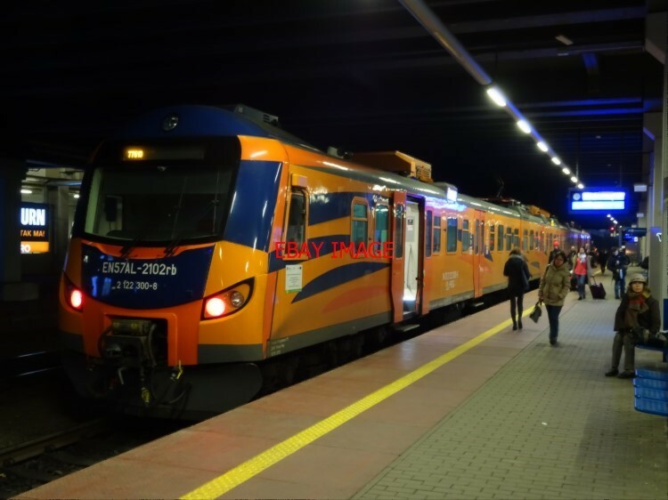 PHOTO POLISH RAILWAYS - REFURBISH PKP CLASS EN57 3-CAR EMU NO EN57AL-2102RA V2 | eBay