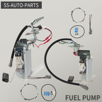 2x Front + Rear Fuel Pump F6TZ9A407AA/F6TZ9A407CA for Ford F-150 F-250 ...