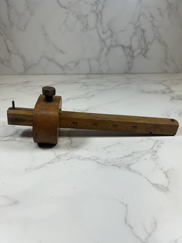 Vintage Stanley SW No. 65 Wooden Marking Scribe/Mortise Gauge Tool USA ...