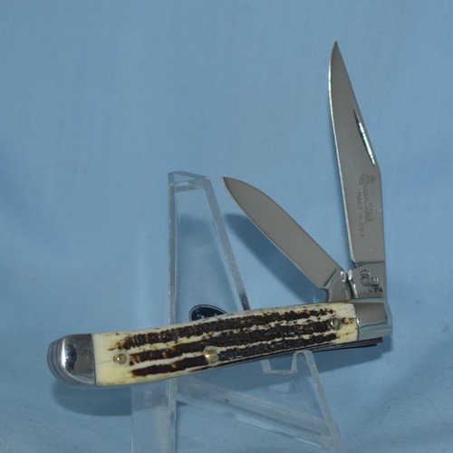 RARE VINTAGE QUEEN BONE JACK KNIFE USA 81 "NEAR MINT! NO CASE /BOX | eBay