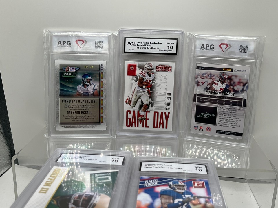 *30 CARD Rookie Gem Mint 10 Football Slab Lot Graded #1 | eBay