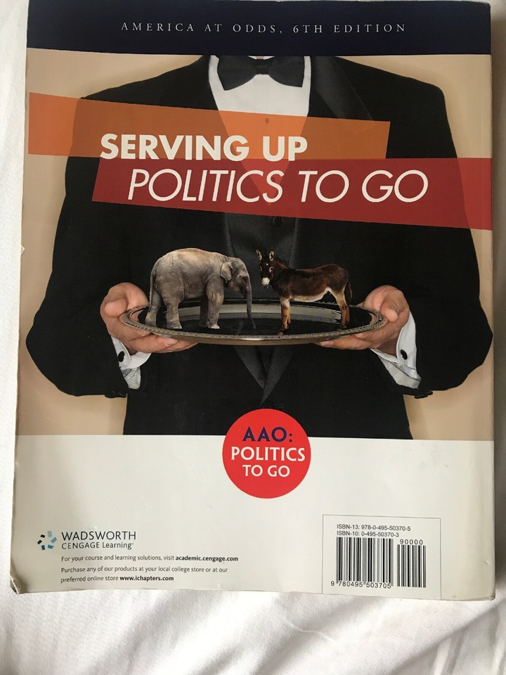 America At Odds Edward Sidlow Beth Henschen 6th Student Edition Good ...