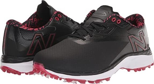 New Balance Men's Fresh Foam X Defender Golf Shoes - Spiked - Black Red ...
