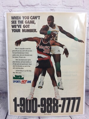 Vtg Sports Illustrated Hot Line Genuine Magazine Advertisement Print Ad ...