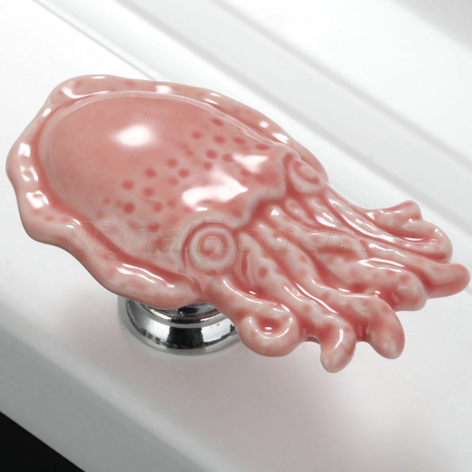 53*32*24mm Octopus Design Knobs Cabinet Wardrobe Ceramic Door Handles 7 ...