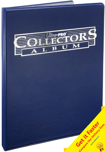 Ultra Pro COBALT Collectors Album A4 Portfolio Folder 9 Pocket Holds ...
