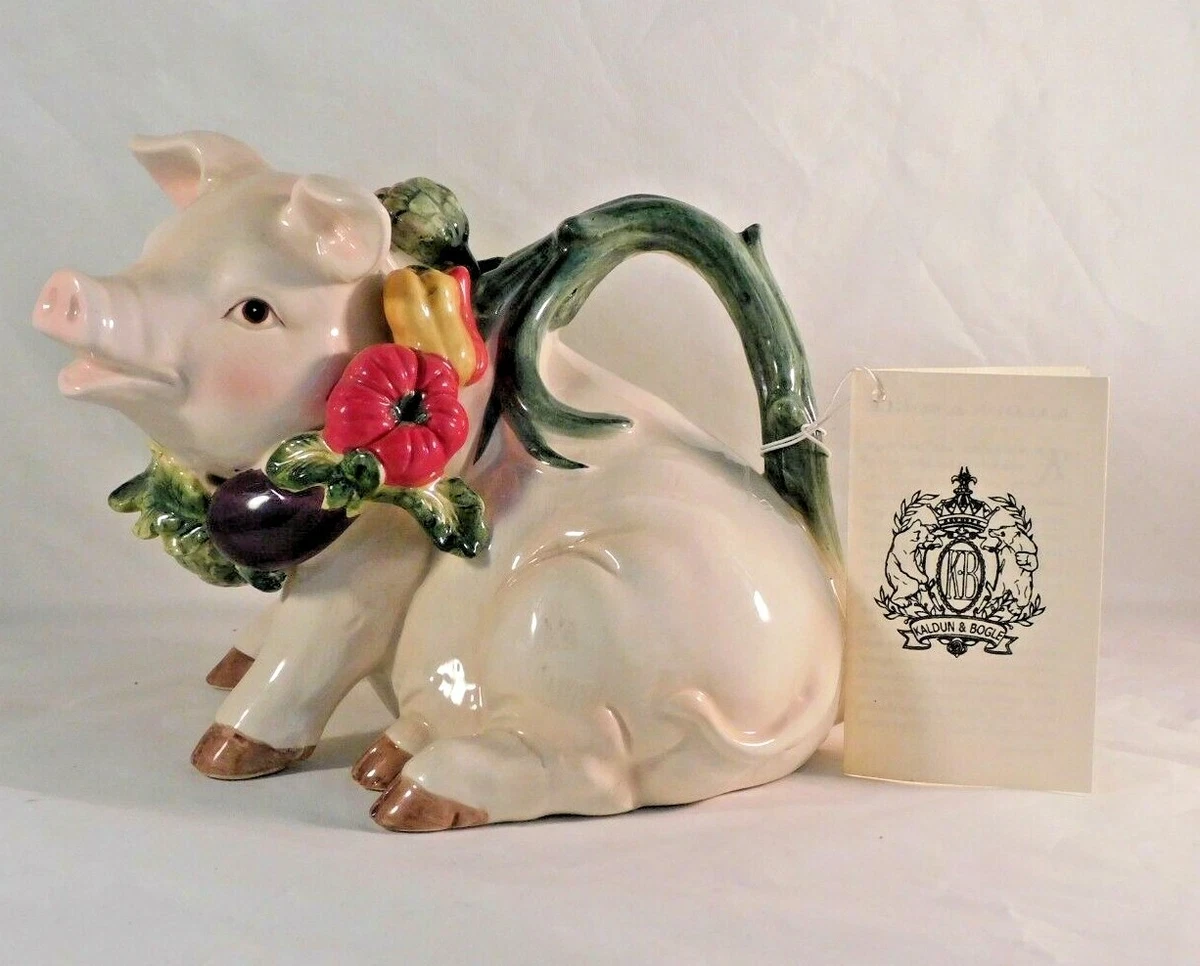 Fitz And Floyd Teapots Pig