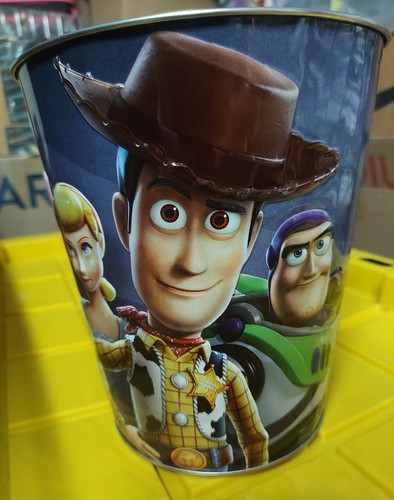 TOY STORY 4 Collectible Popcorn Tin Bucket AMC Disney Pixar Buzz Woody ...