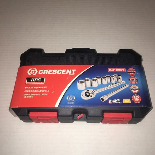 Crescent Socket Wrench 11 Piece Set 3/8" Drive | eBay