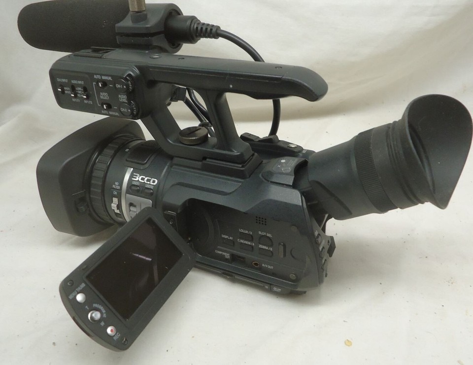 JVC GY-HM150U Compact Handheld 3CCD Camcorder 2-slot SD Memory Cards | eBay