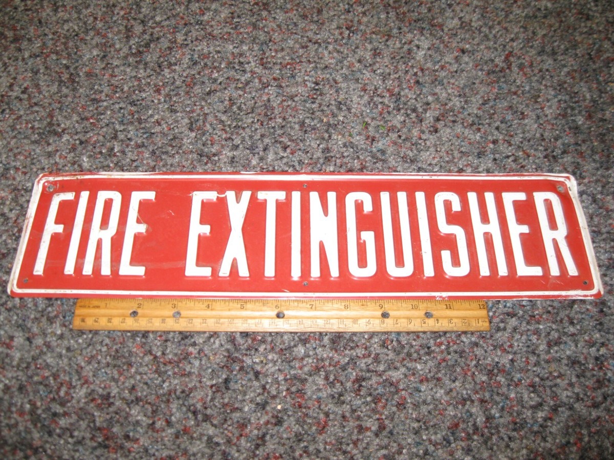 Fire Extinguisher Signs Metal - Infoupdate.org