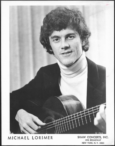 Michael Lorimer Classical Guitarist LOT 2 Original 1970s Photos ...