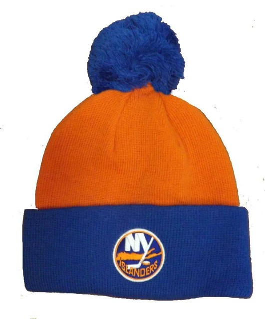 New York Islanders Mens Size OSFA Reebok Orange/Blue Beanie for sale ...