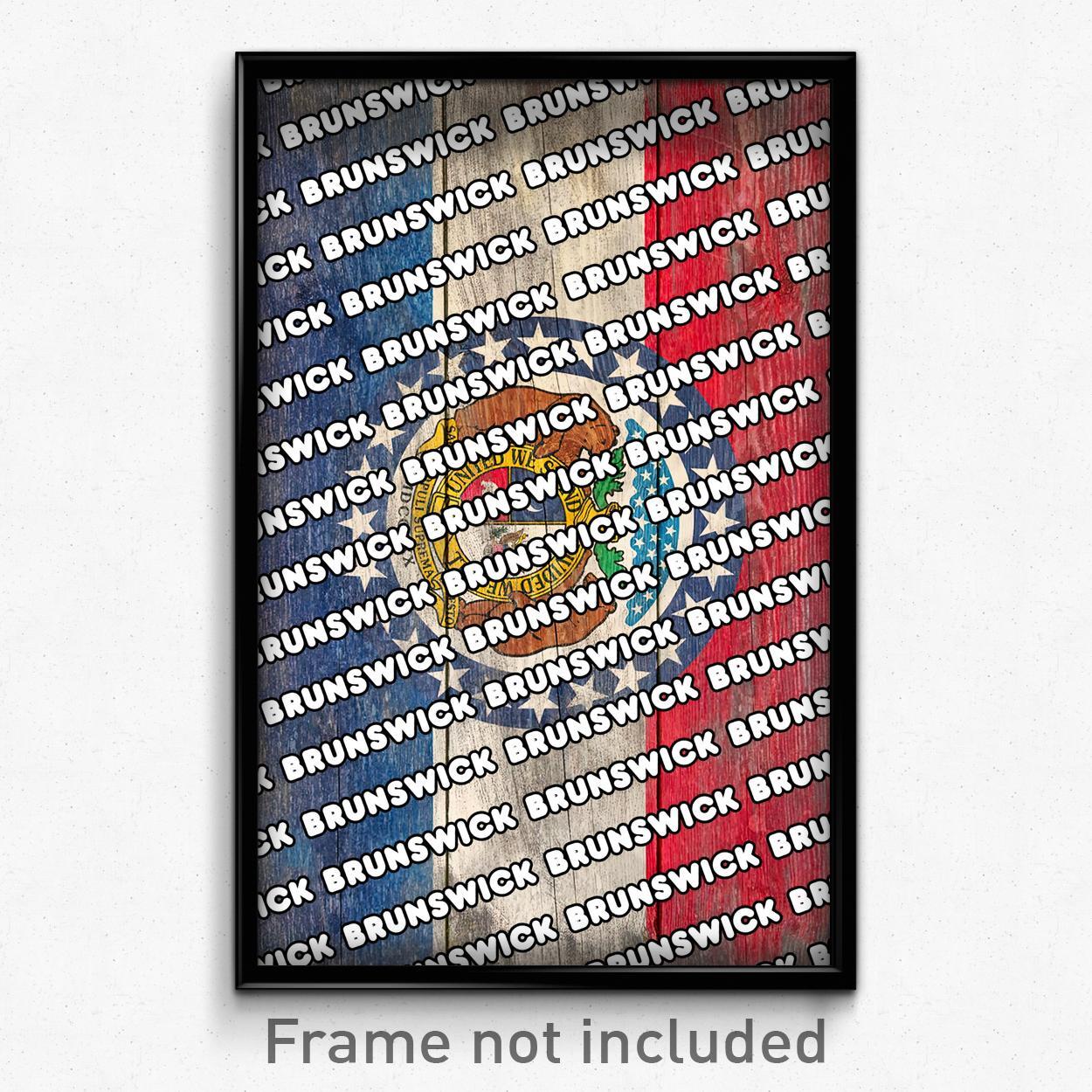 Brunswick Missouri Poster (MO City Souvenir 11x17 Town Print) | eBay