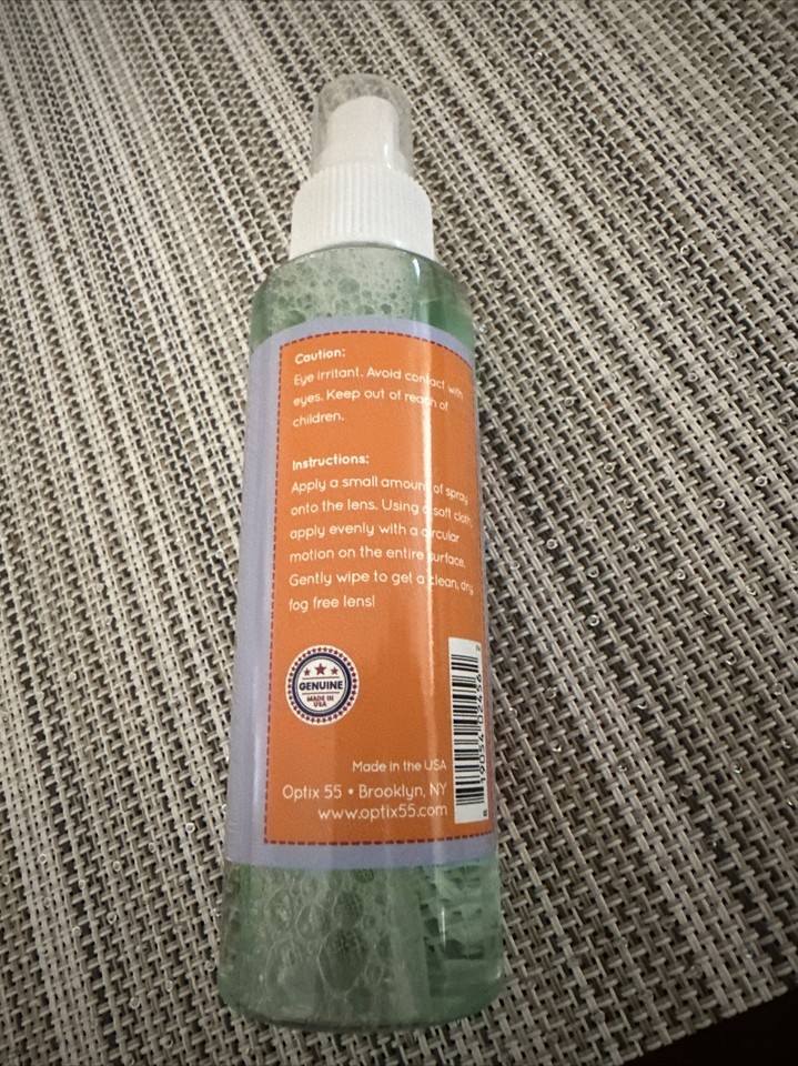 Optix 55 Anti-Fog Spray for Glasses & Non-Anti Reflective Lenses 4 oz ...