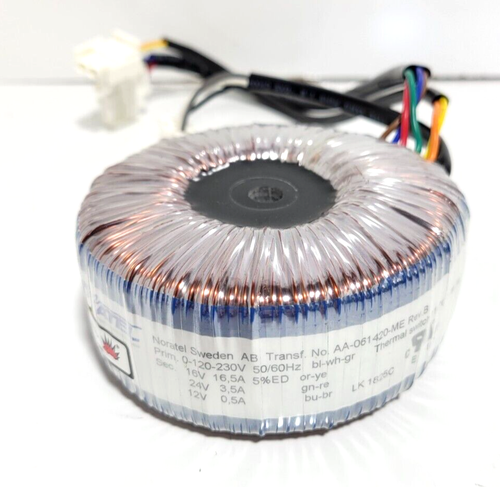 NORATEL TRANSFORMER AB TRANSF. NO. AA-061420-ME REV B THERMAL SWITCH ...
