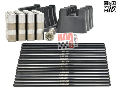 Delphi LS7 Lifters & Guide Trays w/ 7.400 Chromoly Pushrods for 5.3 5.7 ...