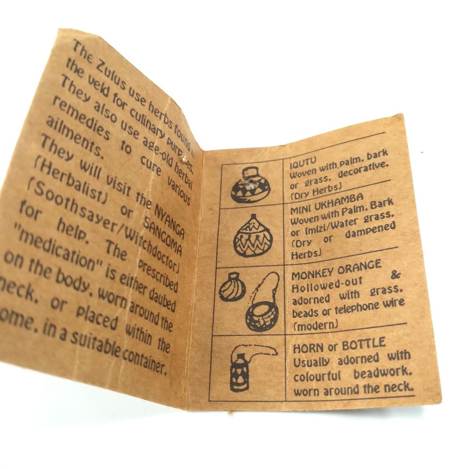 Vtg Handmade Zulu African Traditional Tribal Handwoven Herb Lid Basket ...