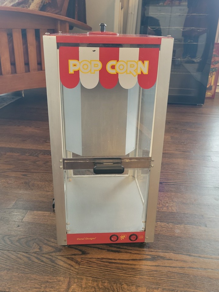 Commercial Popcorn Machine Maker Popper Countertop Metal Doral Designs ...