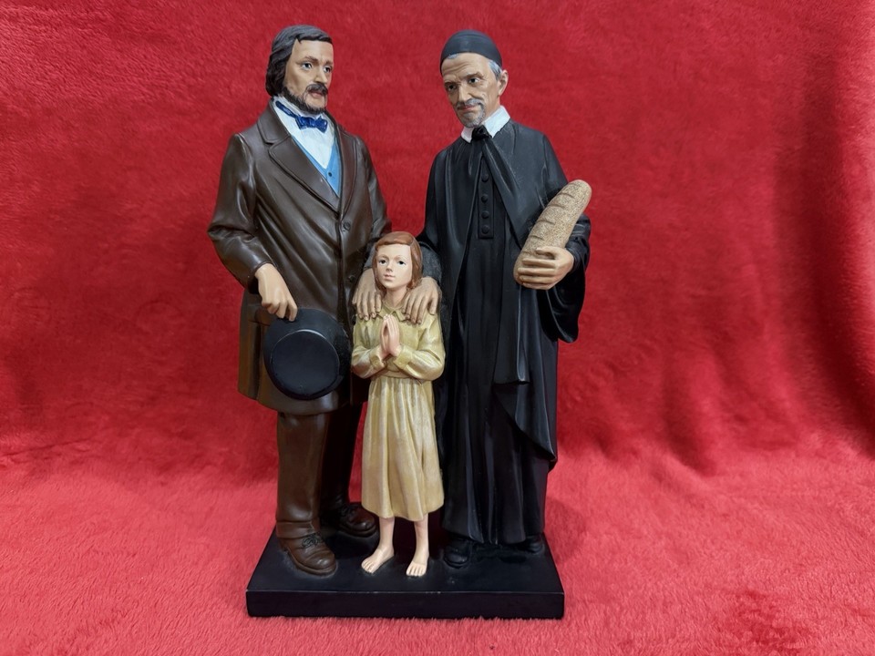 St. Vincent de Paul & Frederic Ozanam 11" Hand Painted Resin Statue | eBay