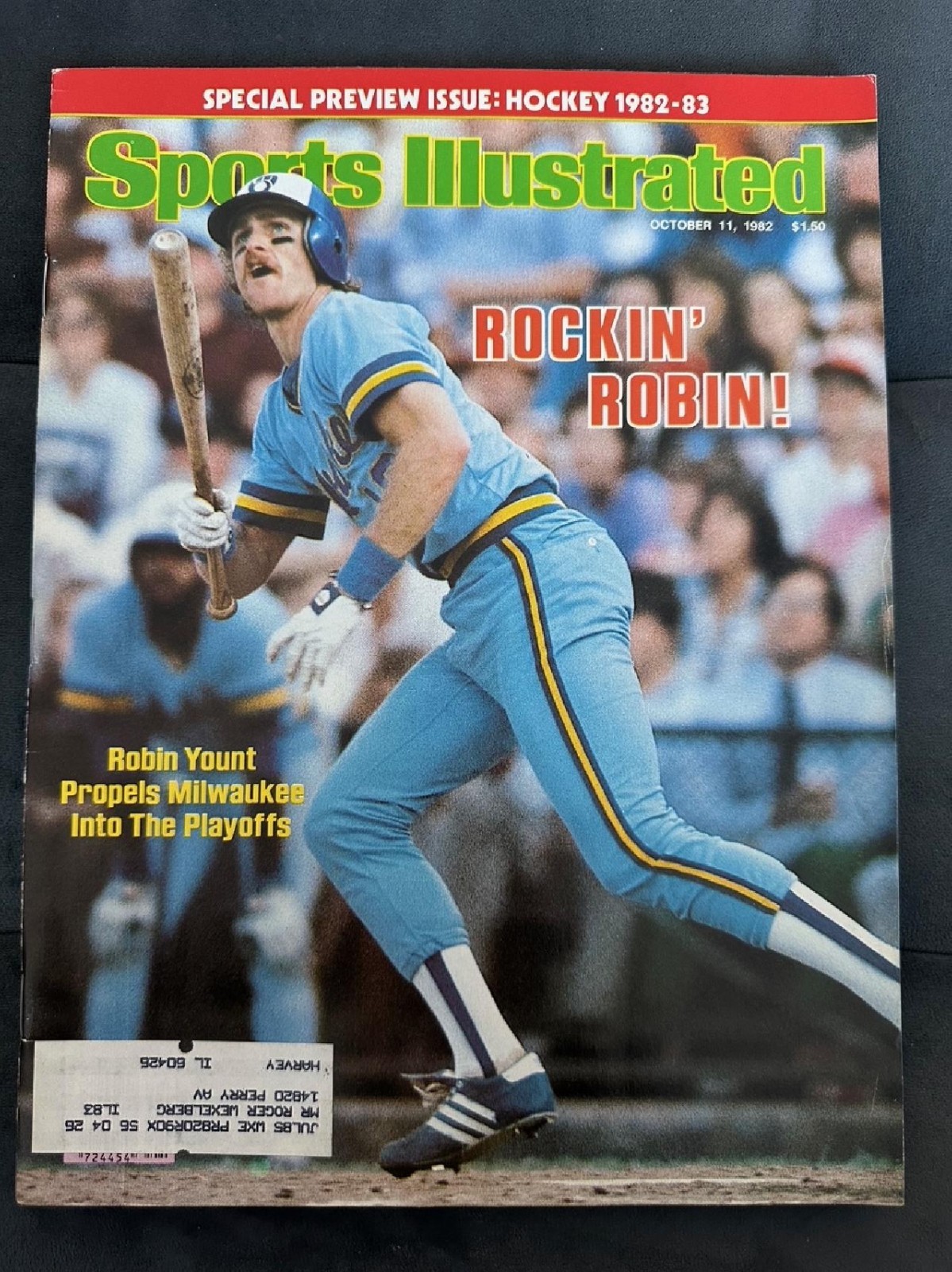 Robin Yount Sports Illustrated, October 11, 1982 | eBay