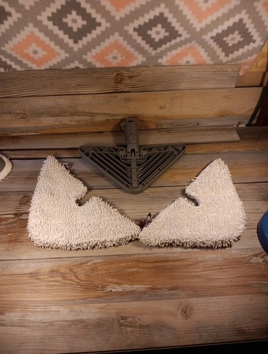 Shark Pro Steam Pocket Mop Triangle Corner Mop Head Attachment w 2 Pads ...